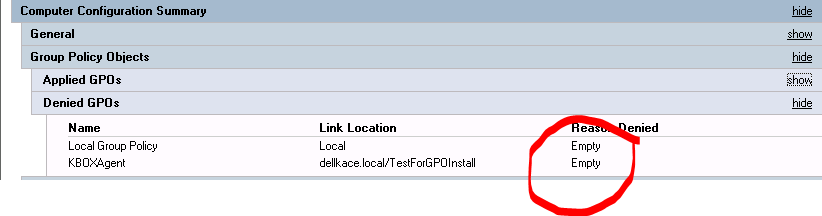 How to troubleshoot KACE agent installation from a GPO (4299190)