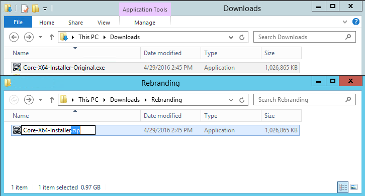 How to Create a White Labeled/Rebranded Core Installer (4039727)