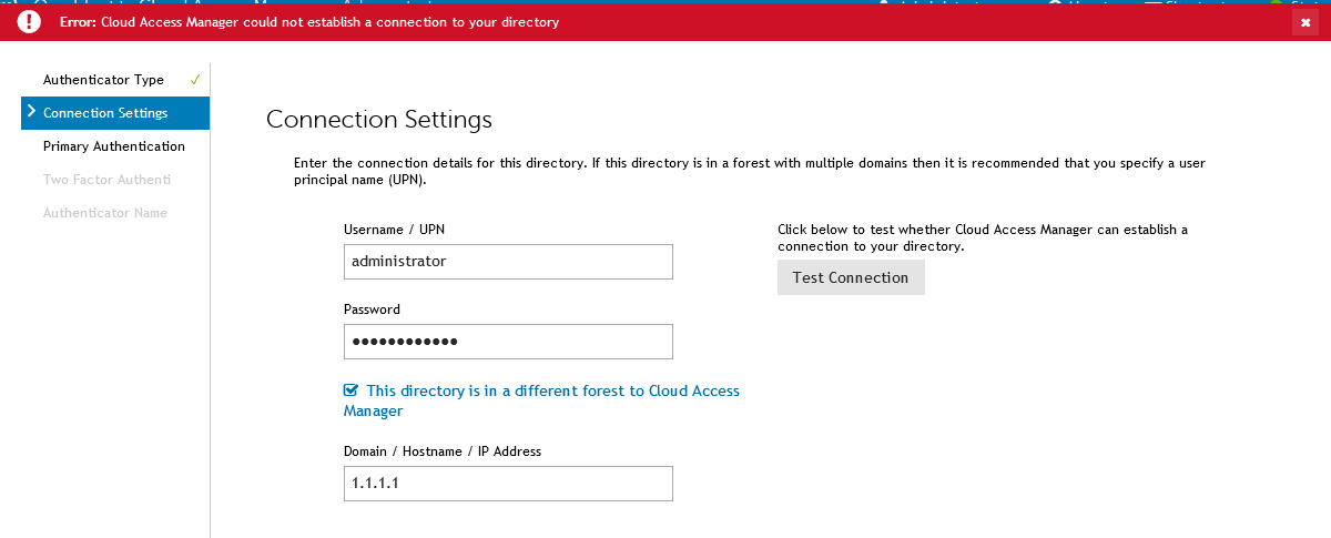 Configuring Front End Authentication (FEA) to another domain fails ...