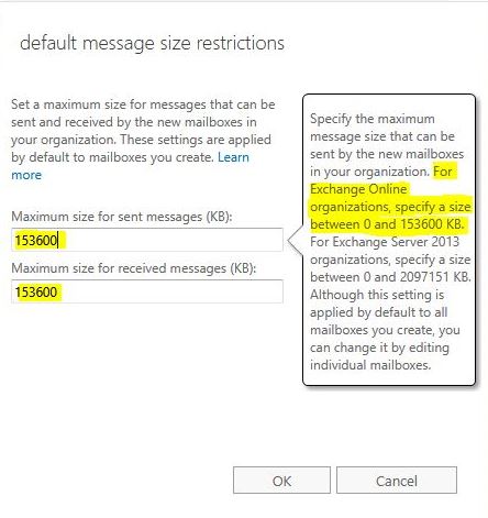ODM error: "The message exceeds the maximum supported size. Cannot save changes made to an item ...