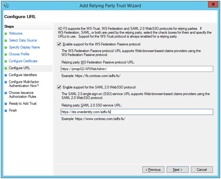 How to: Configure Federated Authentication with Active Directory Federation Service (ADFS) (4297339)