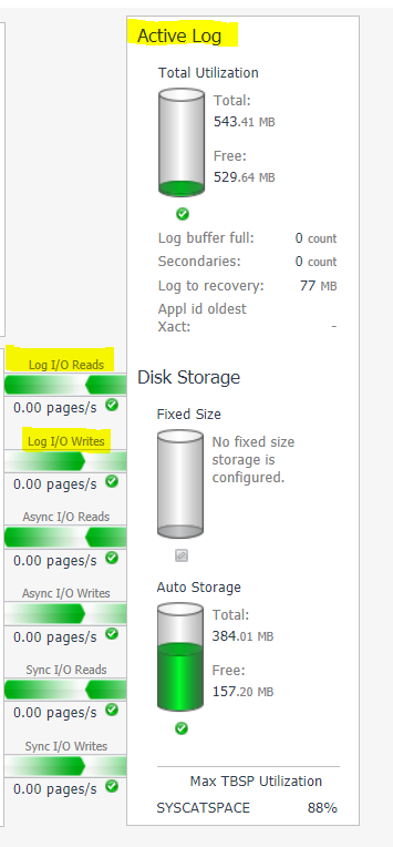 What is the difference between DB2 Log Activity and DB2 Log Messages ...