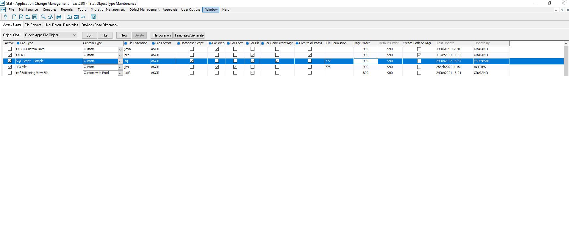 How to configure Generic Type for Oracle APPS File Objects? (4267618)