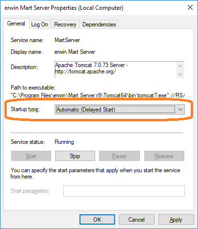 My mart server service keeps shutting down (4292555)