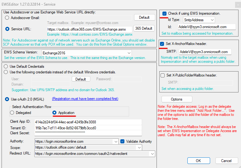 How to use EWS Editor to connect into a Primary Mailbox or Archive ...
