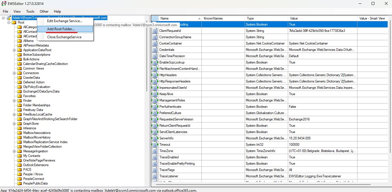 How to use EWS Editor to connect into a Primary Mailbox or Archive ...