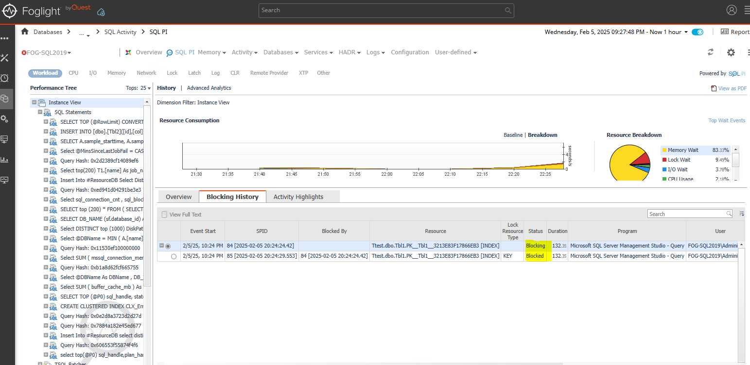 Testing Blocking and Deadlocks in the SQL Server agent (4378359)