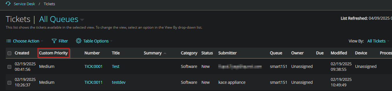 How to customize All Queues Ticket List Layout (4379000)