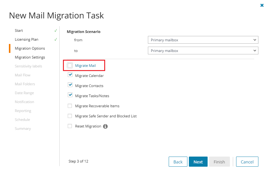 Primary and Archive Mailbox considerations for using MailSync (4380514)